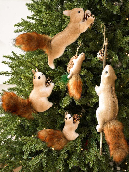 R.L.R.Ti Christmas Decorations Creative Squirrel Hanging Ornaments ...