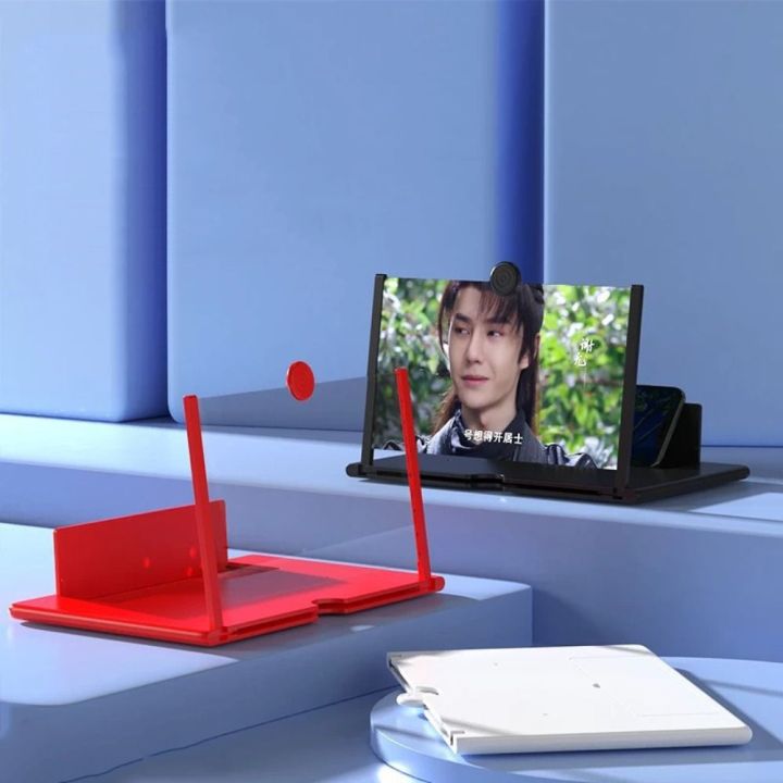 10 inch magnifying glass for watching TV, eye protection, phone holder ...