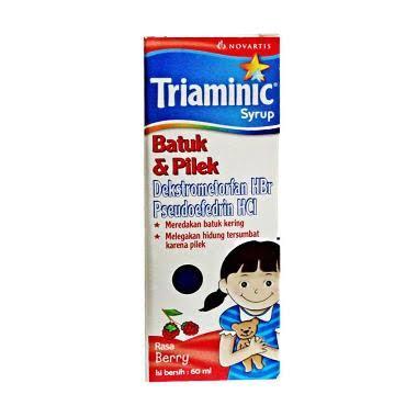 Triaminic syrup Obat Batuk & pilek 60ml Rasa Berry | Lazada Indonesia