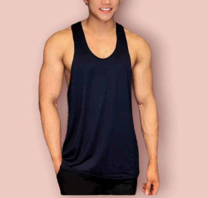 GYM SANDO FOR MEN stringer longfit tanktop | Lazada PH
