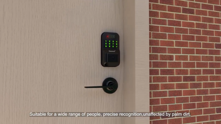 Palm Recognition Keyless-Entry Keypad Smart Lock: Digital Door Lock ...