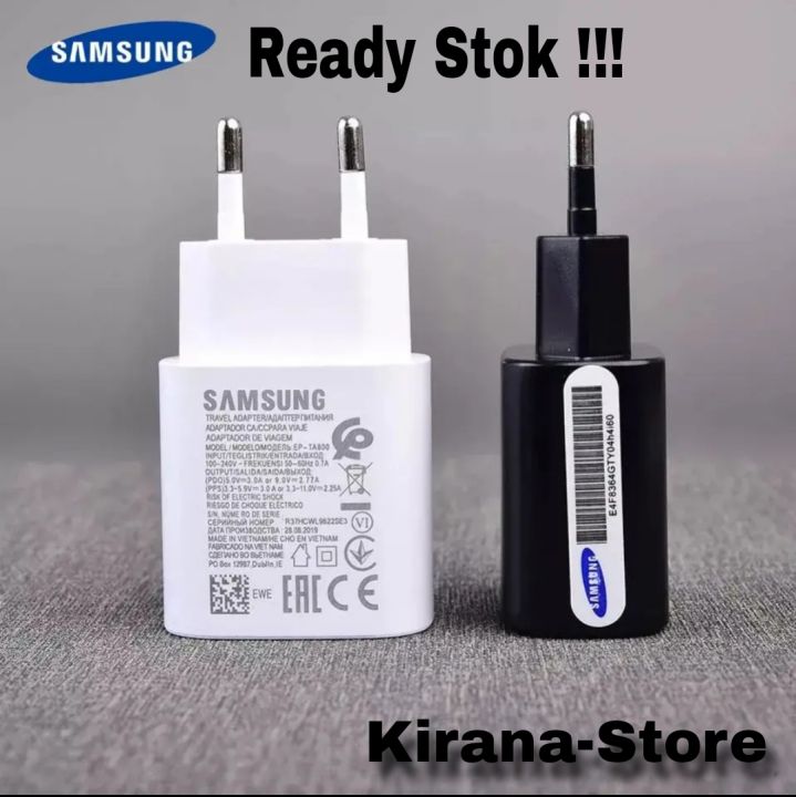 ADAPTER CARGER SAMSUNG GALAXY A55 5G 25WATT ORIGINAL 100% FAST CHARGING ...