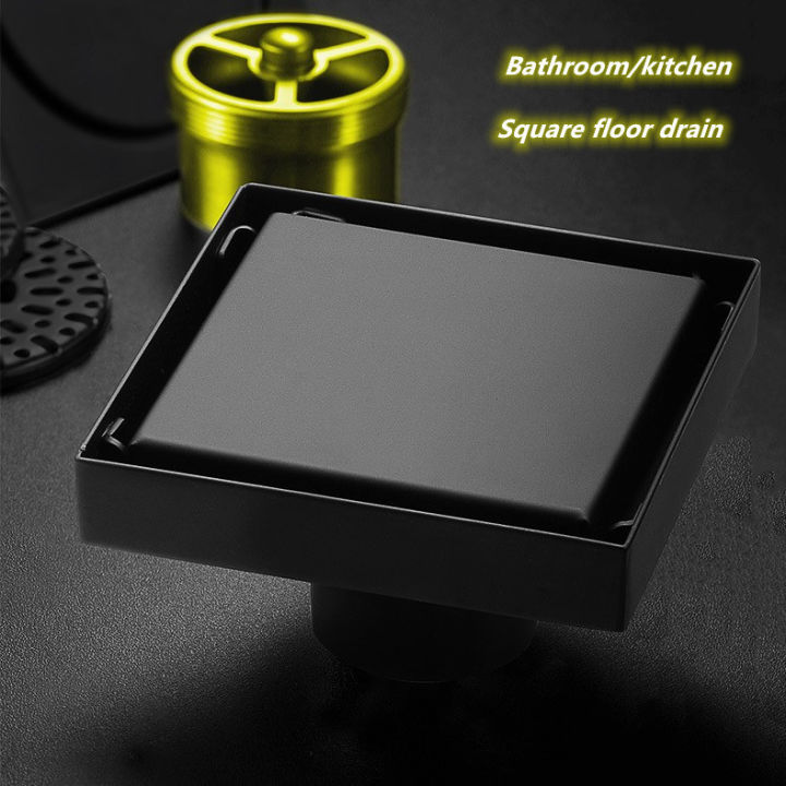 Home Stainless Square Floor Drains Stainless Steel Shower Drainer ...