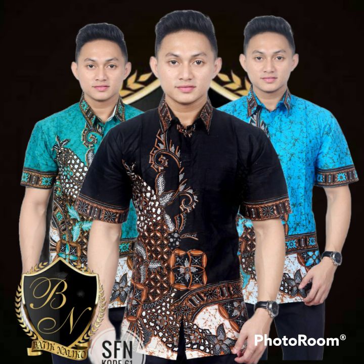 BATIK NALIKO BAJU BATIK PRIA exclusive BATIK KEMEJA BATIK PRIA LENGAN ...