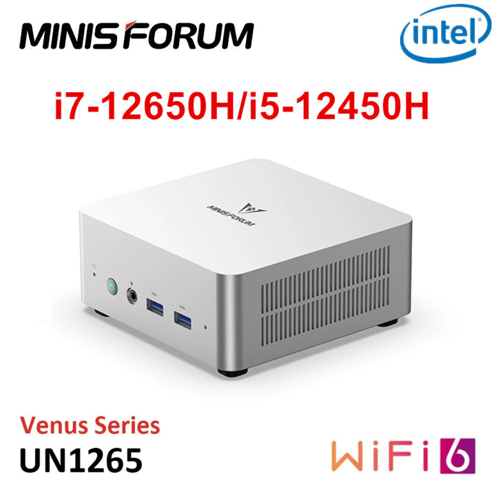 MINISFORUM UN1265 12th Gen Mini PC i7 12650H 10 Core 16 Threads Windows ...