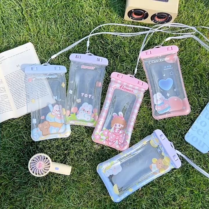 Waterproof Phone Case 手机防水袋 Sarung Telefon Kalis Air Beg Telefon Comel ...