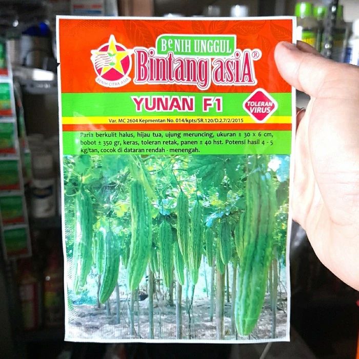 Rp23.000 benih bibit pare yunan f1 Bintang Asia 10gram | Lazada Indonesia