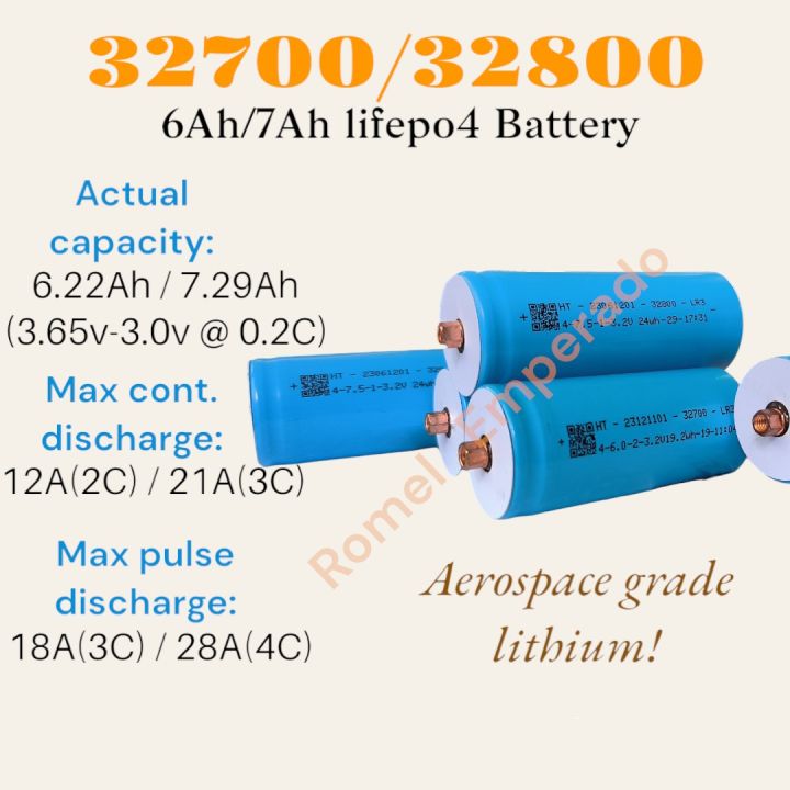 Lifepo4 battery Grade A 32800 32700 32650 cylindrical lithium iron ...