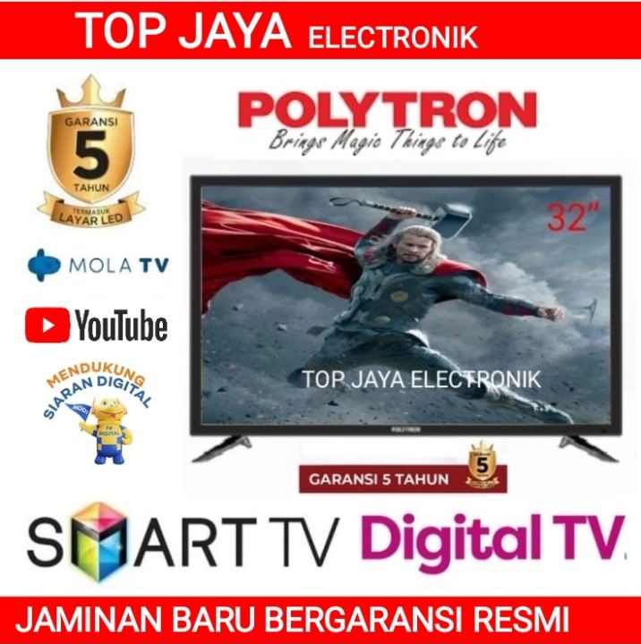 LED TV POLYTRON SMART TV PLD32CV1869 NEW SERIES | Lazada Indonesia