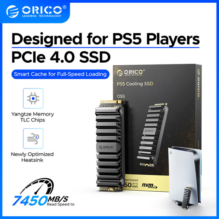 ORICO 7400MB/s NVME SSD with Heatsink 1TB 2TB 4TB PCIe 4.0x4 with 1GB ...