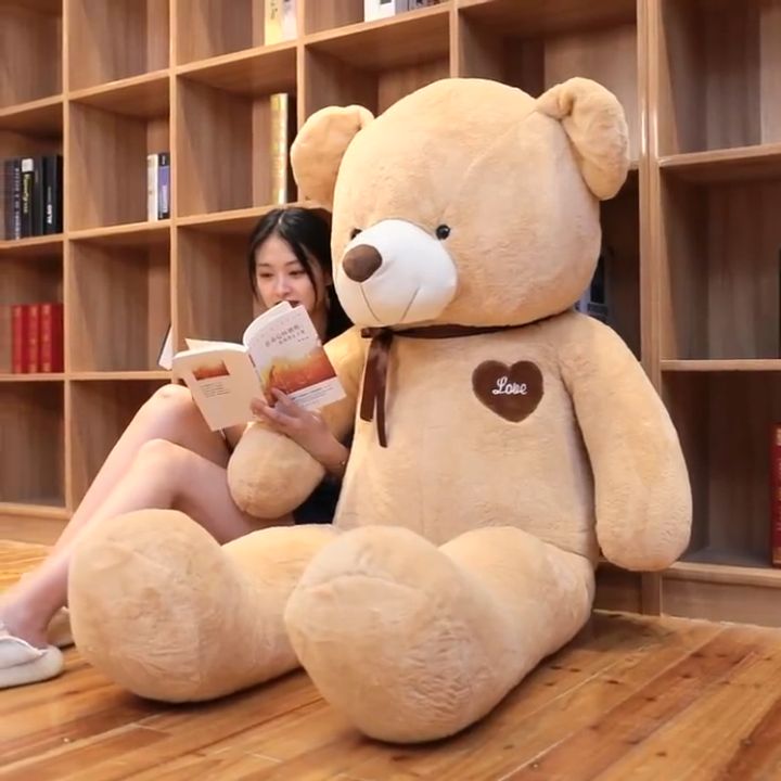 ⚡【Ready Stock】60/80/100/120/140cm Giant Teddy Bear Plush Toys Soft ...