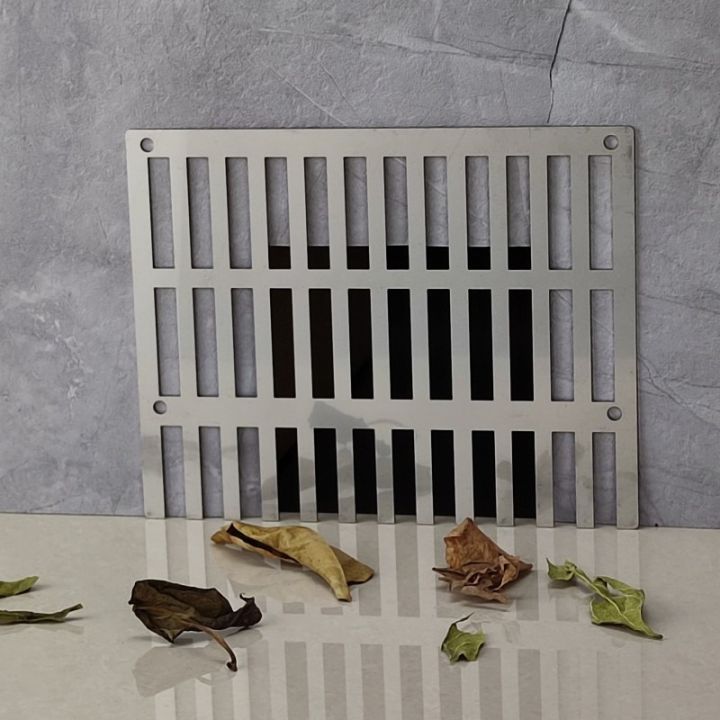 Stainless Steel Side Drain Plate Floor Drain Cover Opening Edge Panel ...