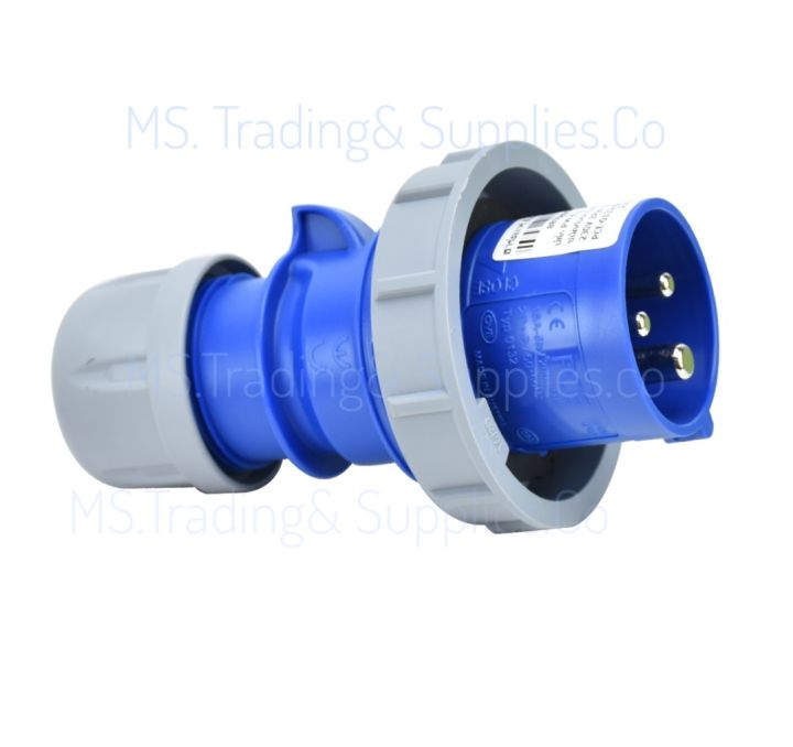 Haco 0132-6V ปลั๊กเสียบตัวผู้ ชนิดกันฝุ่น PCE Power Plug Cable Lock ...