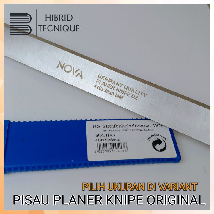 Nova mata pisau planer HSS 18% size 410 x 30 x 3 mm Original mata pisau ...
