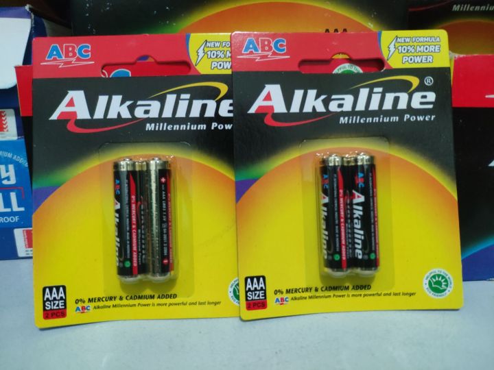 batu batrai abc alkaline aaa a3 isi 2 | Lazada Indonesia