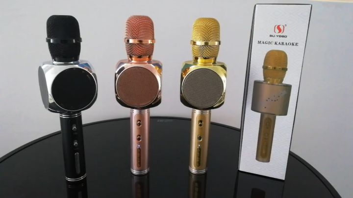 Wireless Microphone Karaoke Portable Original SU YOSO YS-63 For Family KTV Outdoor Activities ...