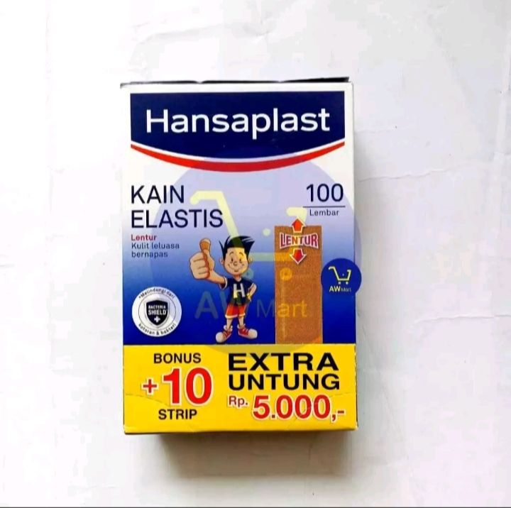 Hansaplast plester coklat elastis dan onemed plester transparan isi 100 ...