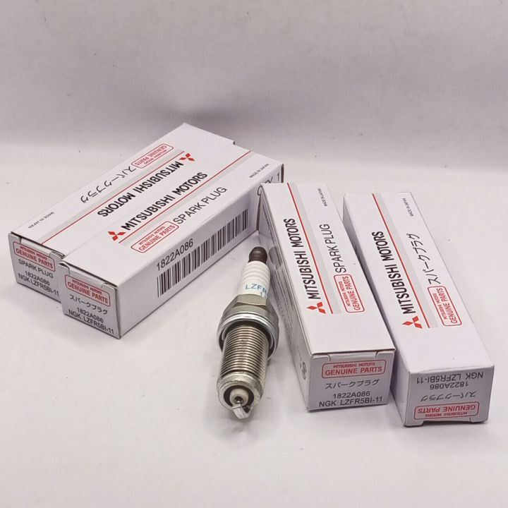 Iridium Spark Plug 1822A086 LZFR5BI-11 Mitsubishi Mirage G4/Hatchback ...
