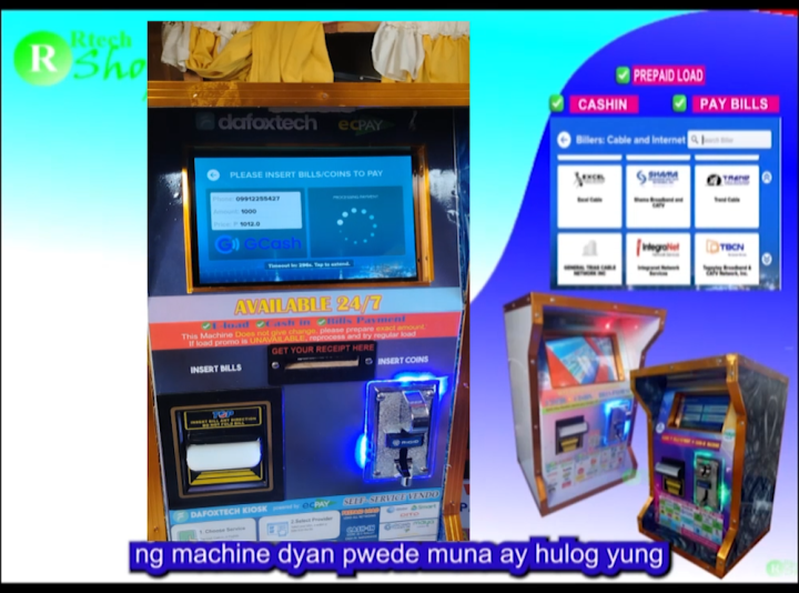 Eloading Vendo Machine with Gcash in(DAFOXTECH KIOSK) | Lazada PH