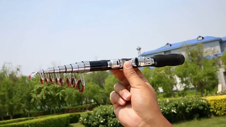 Telescopic Fishing Rod 1.0m-2.3m Fishing Rod Glass Rod Super Short Mini ...