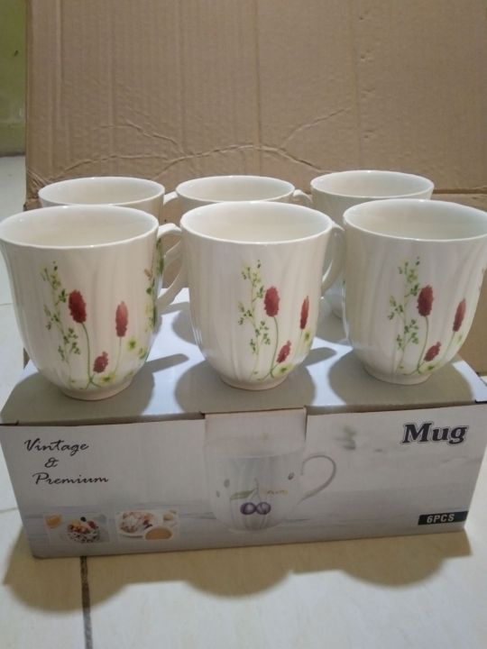 🔥HOT OFFER RAYA 🔥Mug Vintage &Premium bunga corelle Provence garden 6 ...