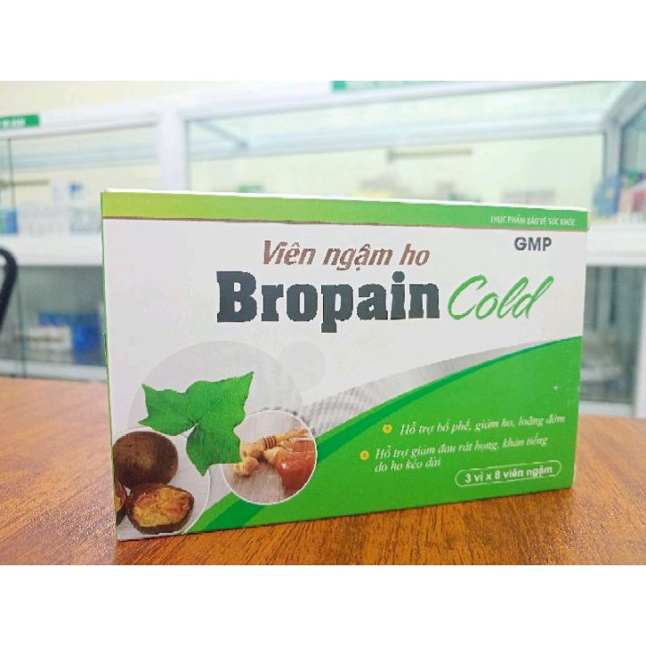 Viên Ngậm Ho Thảo Dược Bropain (Hộp 3vỉ x 8viên) | Lazada.vn
