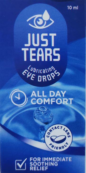 Just Tears Lubricating Eye Drops 10ml Imported EyeDrops | Lazada PH