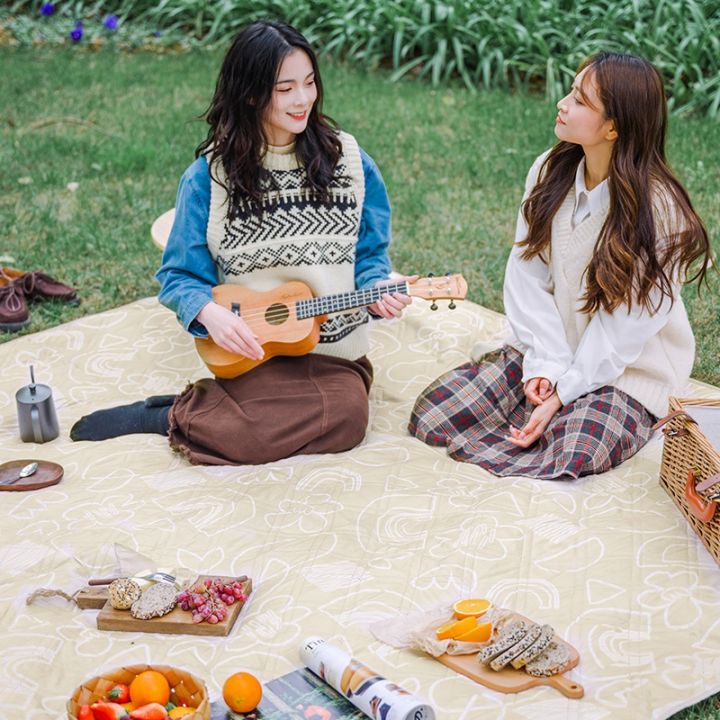 Naturehike Camping Mats Ultrasonic Polyester Peach Skin Picnic Mat ...