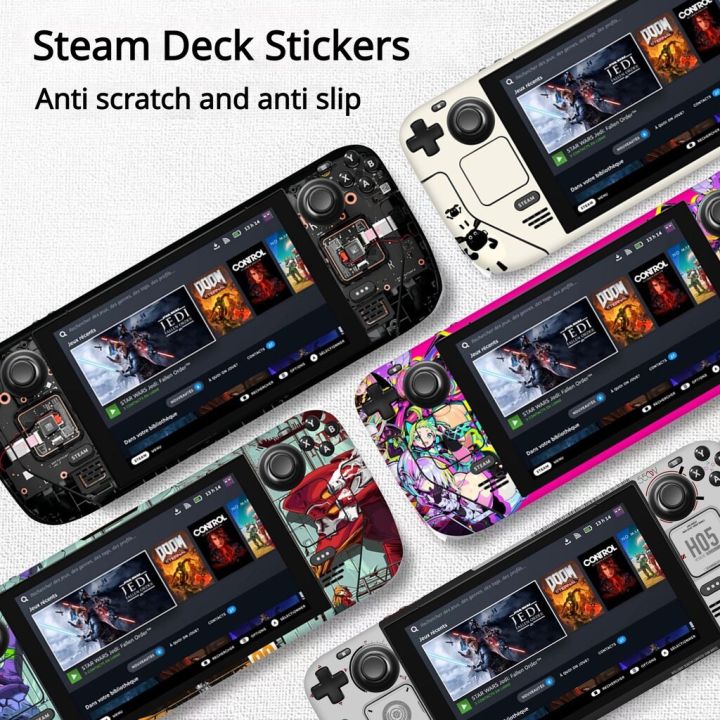Removable Skin Cover Decals Vinyl for Steam Deck, Cute Anime Game ...