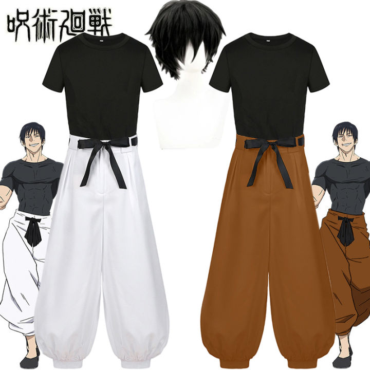 Anime Jujutsu Kaisen Fushiguro Toji Costume Geto Suguru Cosplay Uniform ...