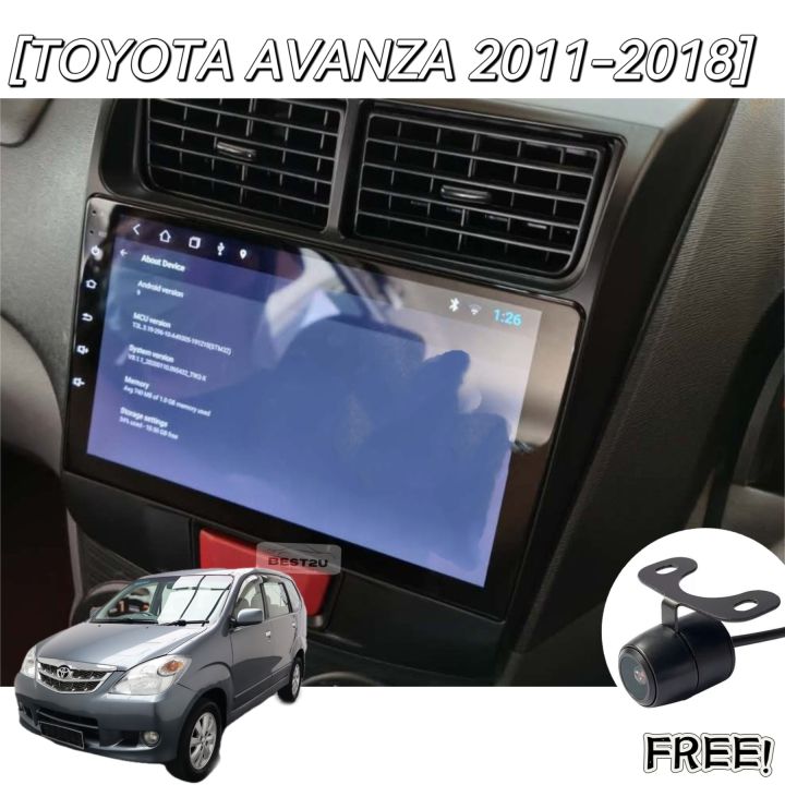 Android Player 9" TOYOTA AVANZA 2011-2018 ☆FREE Reverse Camera + Casing ...