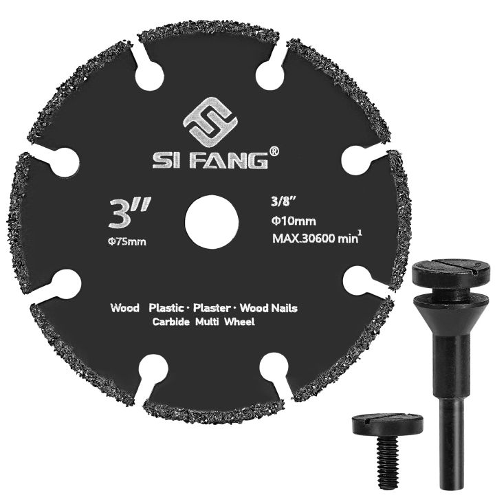 SI FANG 3 Inch Saw Disc Multitool Wood Cutter Angle Grinder For Wood ...