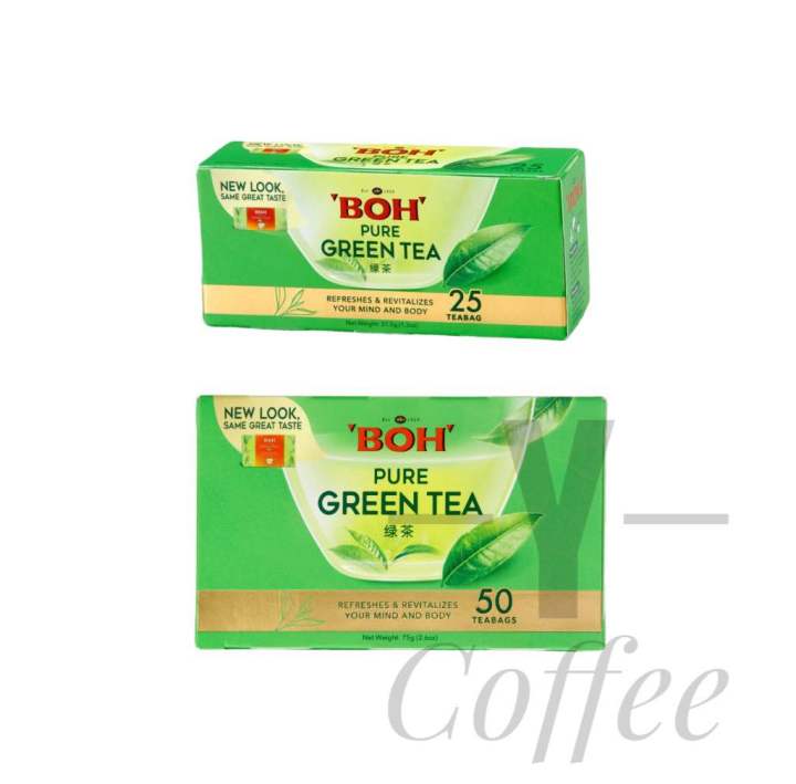 BOH Pure Green Teabag 50’s/25’s | Lazada