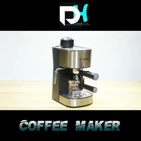 Lexical Coffee Maker 2 in 1 Automatic Espresso Coffee Maker Machine with Milk Frother | Lazada PH