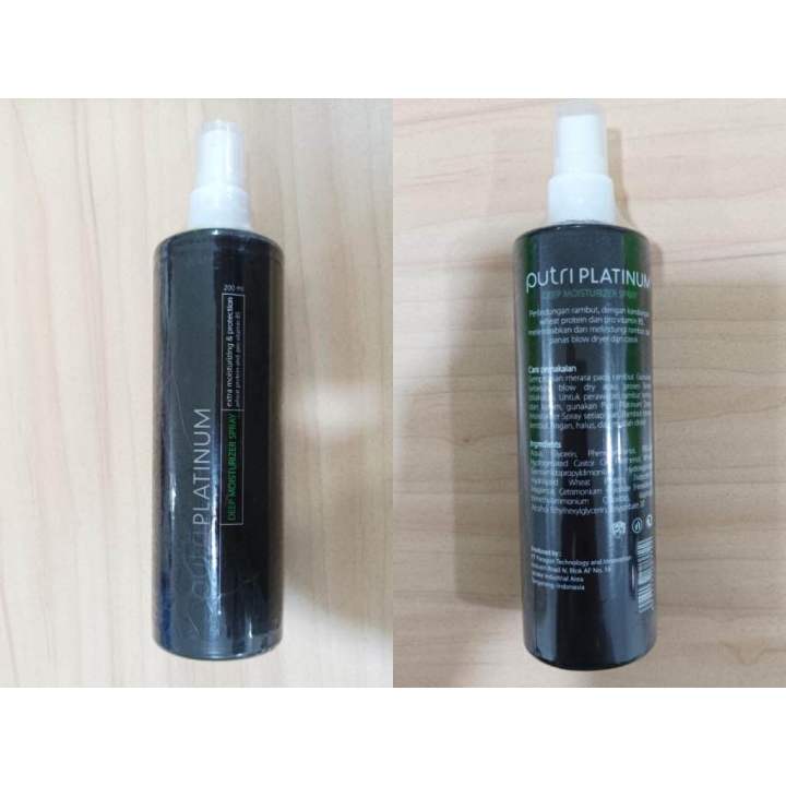 PUTRI Platinum Deep Moisturizer Spray / Hair Spray 200ml / Extra ...