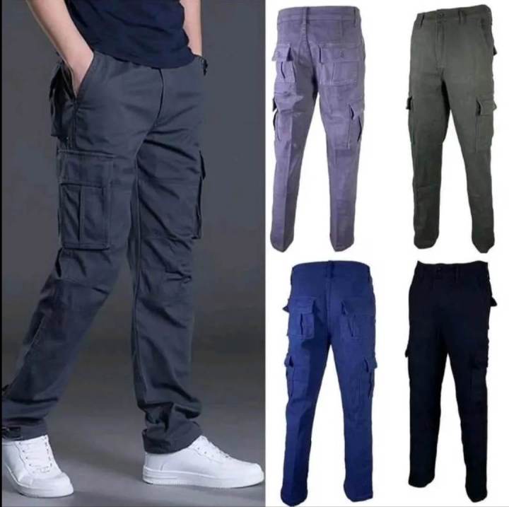 6 POCKET CARGO PANTS FOR MEN 28-36 | Lazada PH