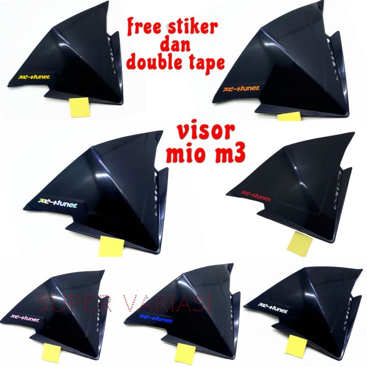 VISOR MIO 125 MIO M3 MIO Z FREE STIKER DAN DOUBLE TAPE - ANTI PECAH ...