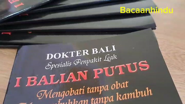 Buku I Balian Putus Dokter Bali Spesialis Penyakit Leak Agama Hindu | Lazada Indonesia