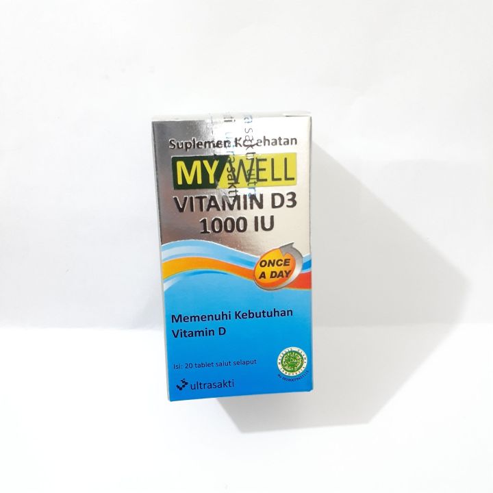 My Well Vitamin D3 1000 IU 1 botol | Lazada Indonesia
