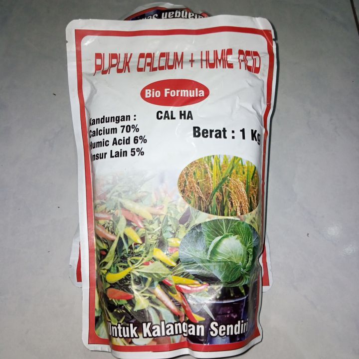 Pupuk Calcium Asam Humat 1 Kg Kalsium Humic Acid Sejenis CAL HA ...