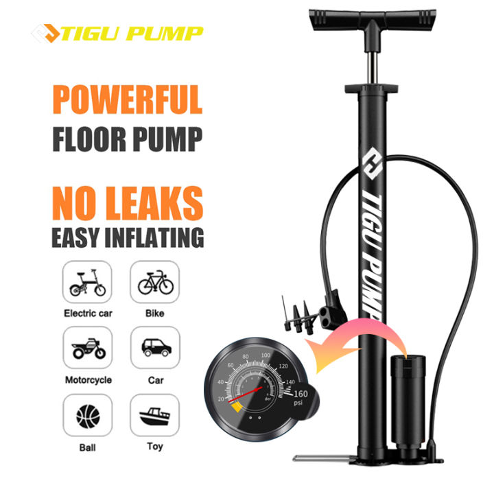 TIGU High Pressure Bicycle Pump Balls Tire Pump Air Inflator Motorcycle ...