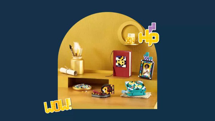 LEGO DOTS 41811 Hogwarts Desktop Kit Building Toy Set (856 Pieces ...