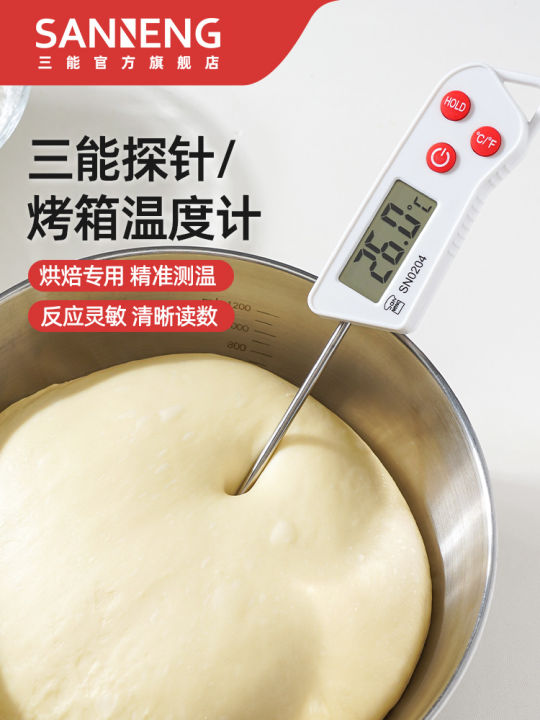 Three Ability Wall-Mounted Electronic Thermometer Kitchen Tool for ...