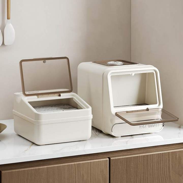 5kg/10kg Rice Storage Box Airtight Rice Storage Container Collection ...