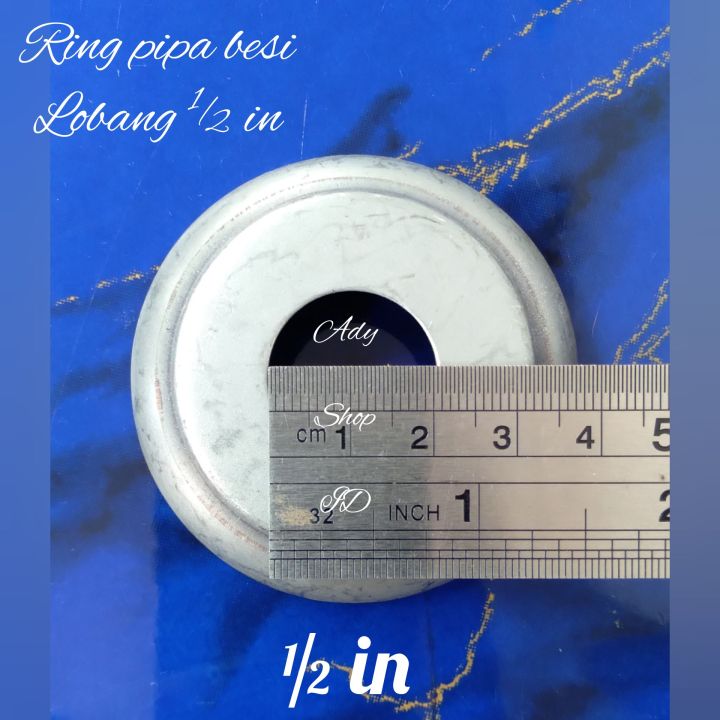 Ornamen besi pipa ring cembung ukuran lobang besi pipa ½" in | Lazada ...