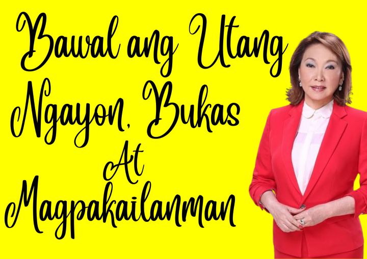 Bawal Utang Signage A4 Size Laminated | Lazada PH