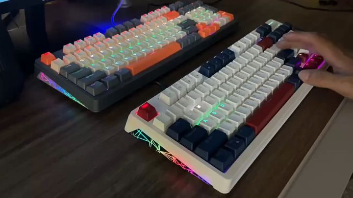 K85 Wired TYpe-c Wireless Mechanical Keyboard Hot Swappable 96 Keys For ...