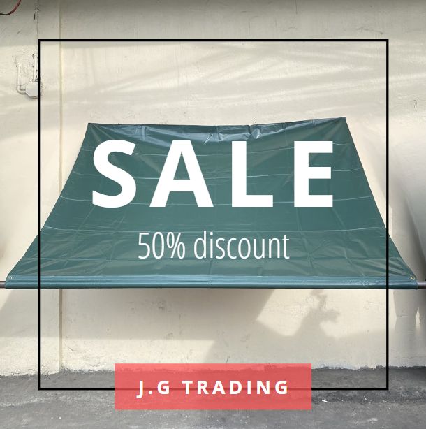 4x6ft ROLL UP DOWN (SUOTAN ONLY) CKM BRAND 100% Waterproof Trapal Lona ...