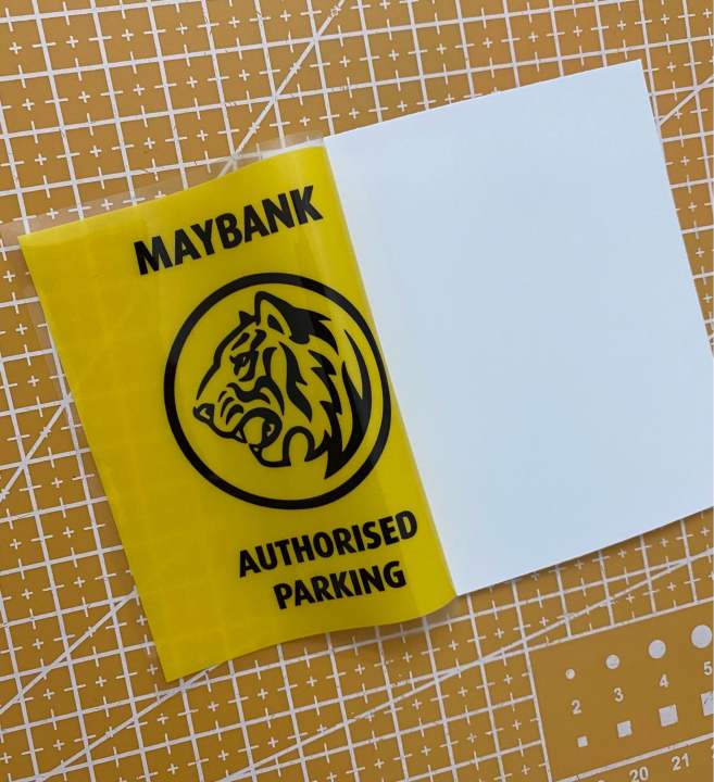 MAYBANK CAR PASS CAR STICKER | Lazada