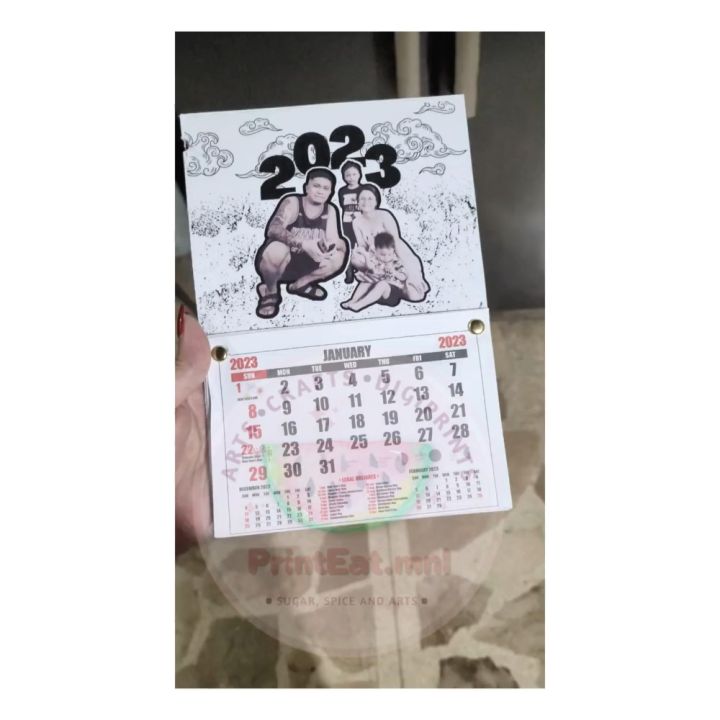 Personalized Ref Magnet 2024 calendar with monthly pages | Lazada PH